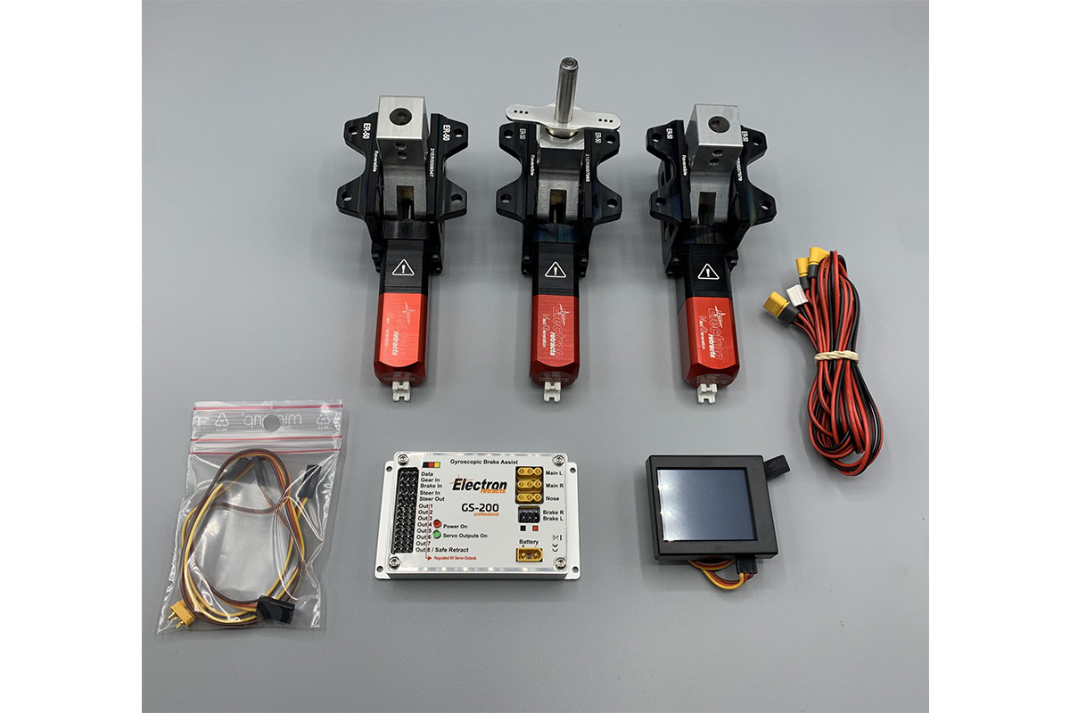 B25 2900mm 118" Ziroli retractable landing gear - Geartech replacement ...