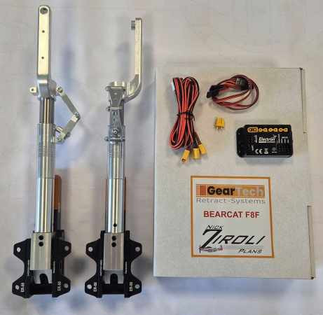 Bearcat F8F Ziroli Landing Gear - Geartech Replacement for ROBART - F8F ...