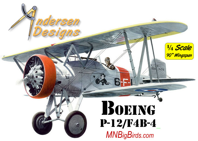 Boeing P-12/F4B-4 Plans - David Andersen Scale Plans